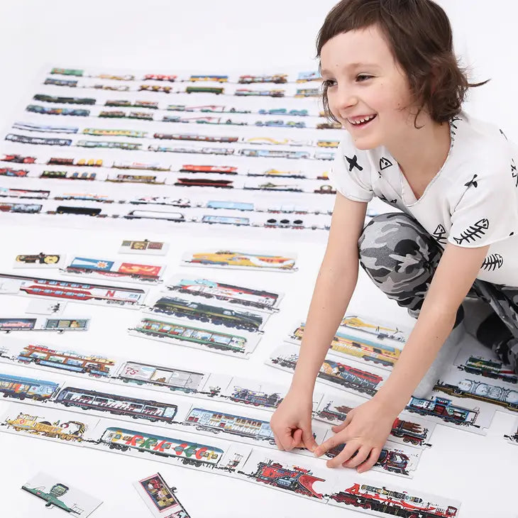 Mix and Match Puzzle Trains – Dirty Little Baby
