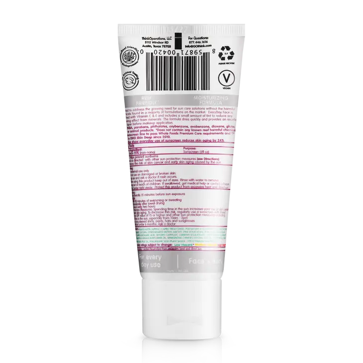 Think Everyday Face SPF 30 Tinted Sunscreen – Dirty Little Baby